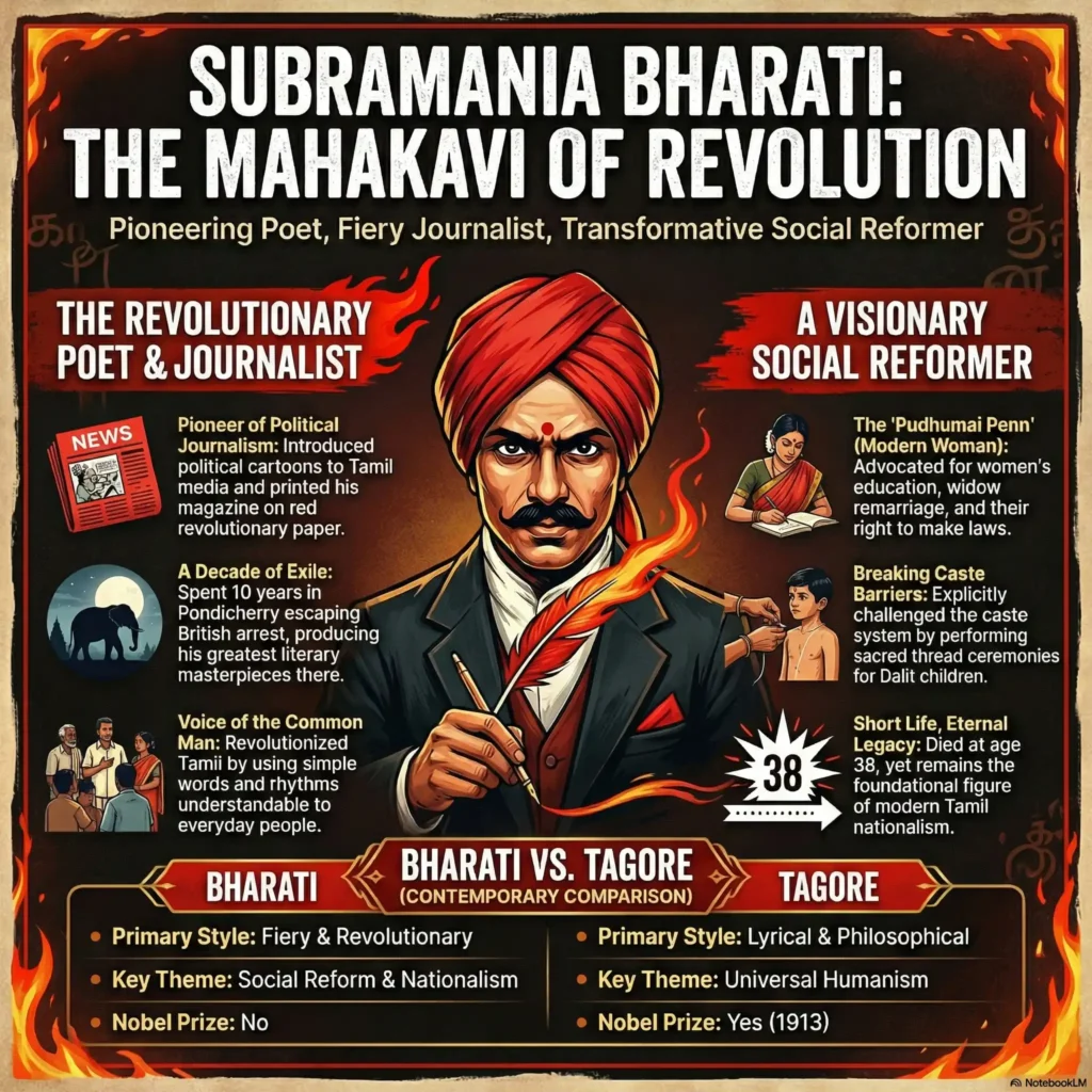 Subramania Bharati: Poet Who Ignited the Freedom Struggle