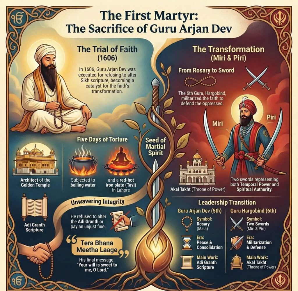 Martyrdom of Guru Arjan Dev: The First Sacrifice in Sikh History