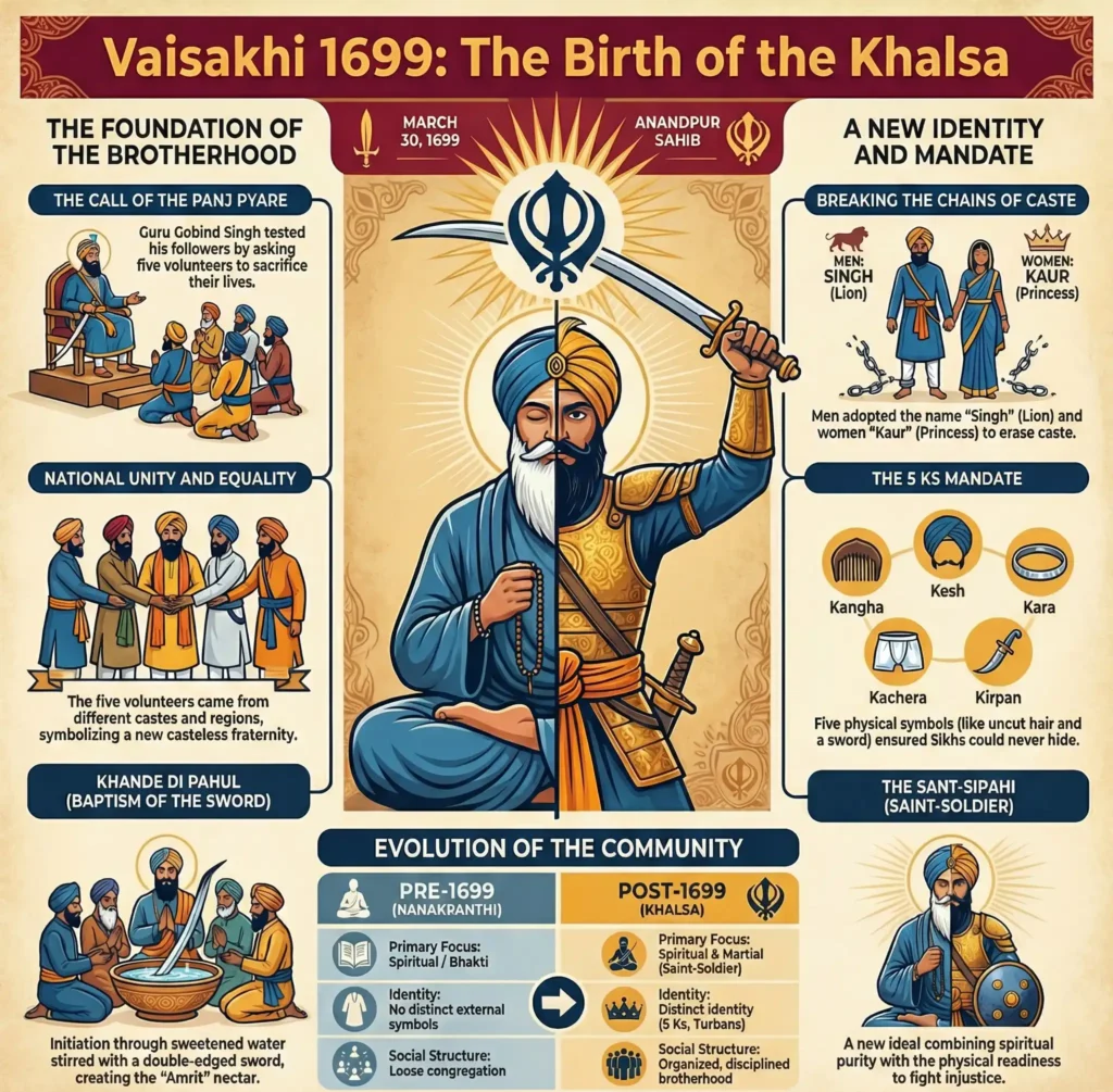 Foundation of the Khalsa 1699: Birth of Saint-Soldiers