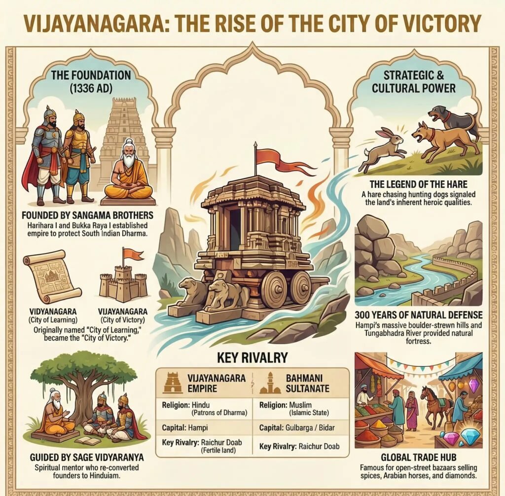 Foundation of the Vijayanagara Empire: Rise of Hampi