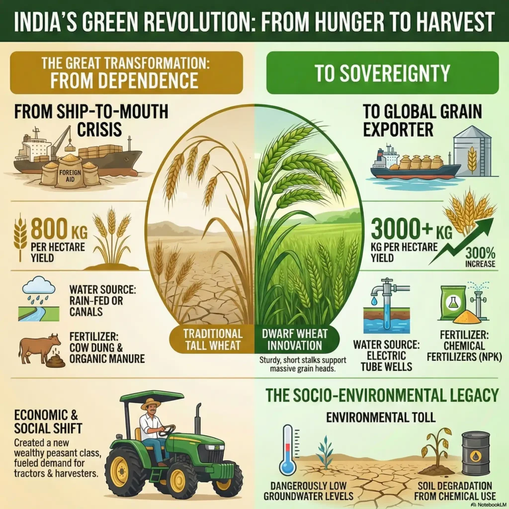 Green Revolution in India 1966: Defeating Starvation