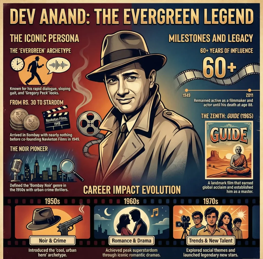 From Dharamdev to Dev Anand: Bollywood Style Icon Bio