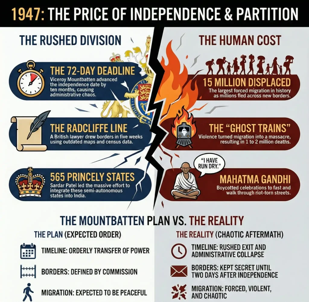 August 15, 1947: India Independence, Partition