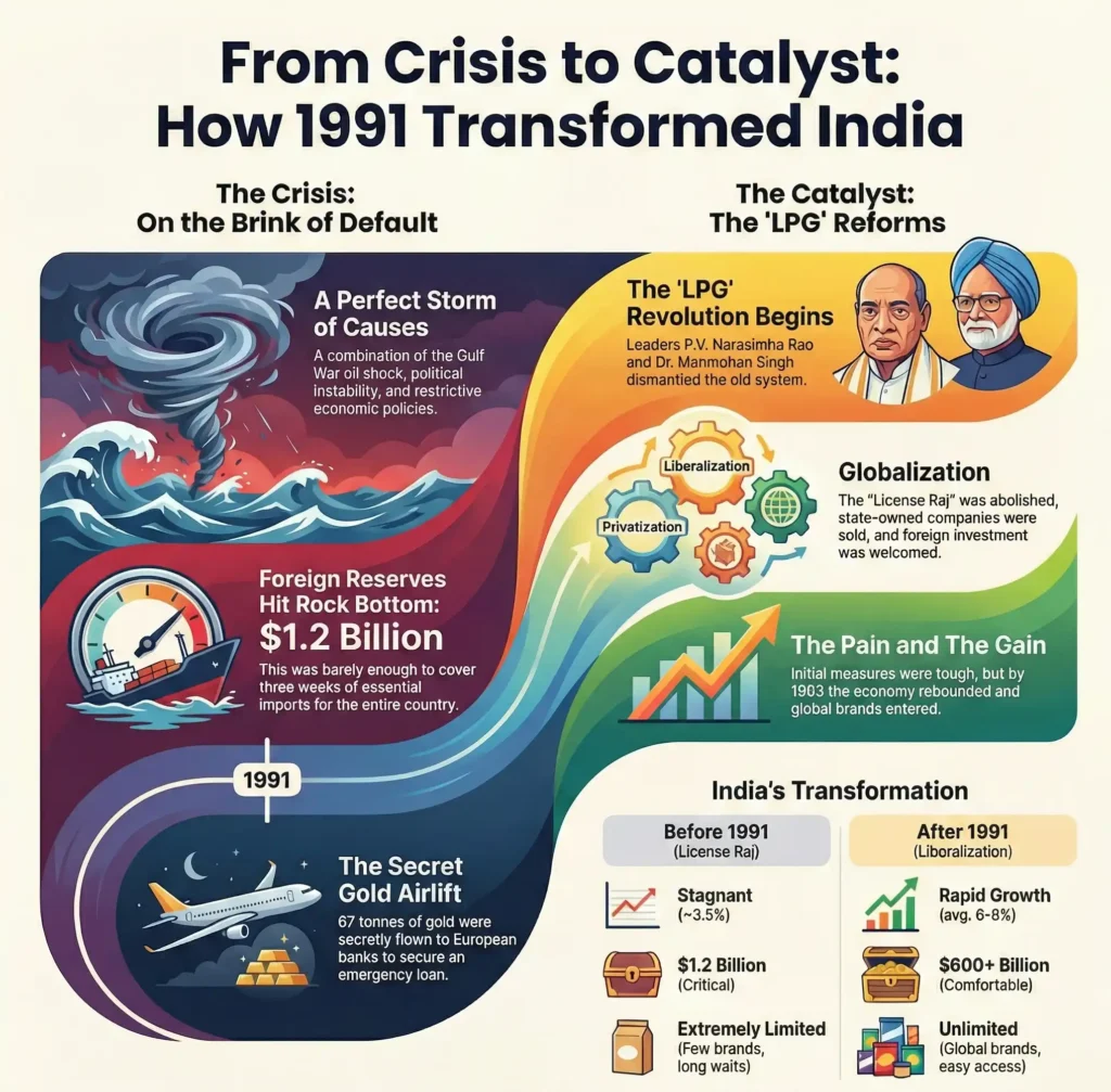 Economic Liberalization 1991: The Crisis That Created Modern India