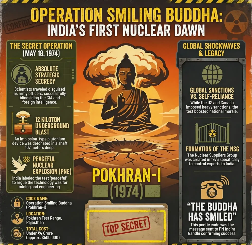 India's First Nuclear Test 1974: The Day the Buddha Smiled