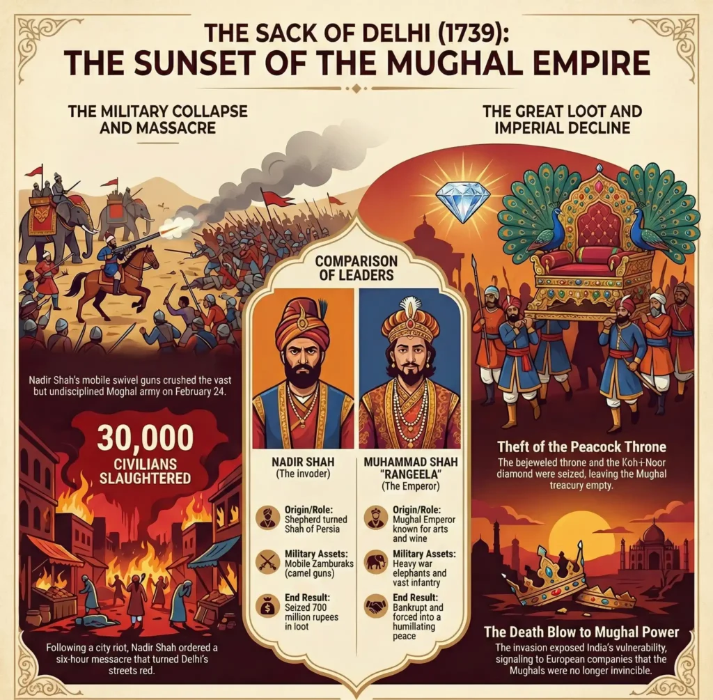 Nadir Shah's Invasion 1739: Massacre That Emptied India