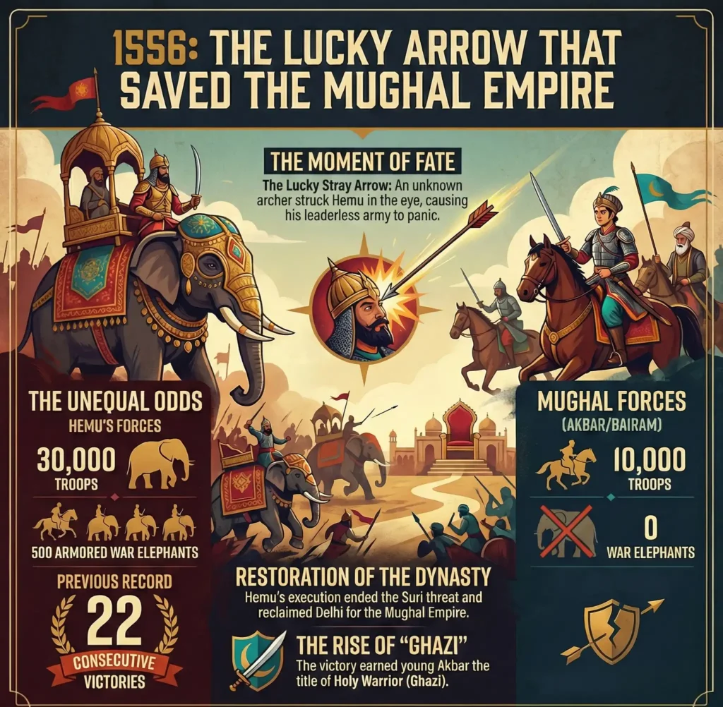 Second Battle of Panipat 1556: The Arrow That Changed History