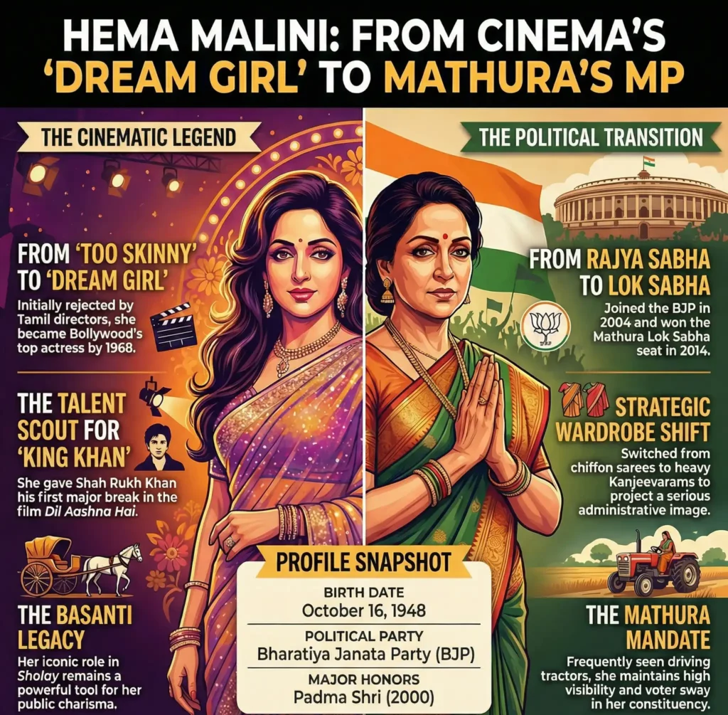 Hema Malini Biography: The Dream Girl Who Defied Convention