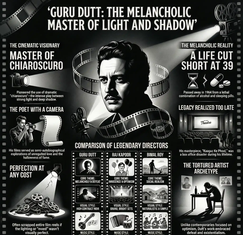 Guru Dutt Biography: The Tragic Genius of Bollywood