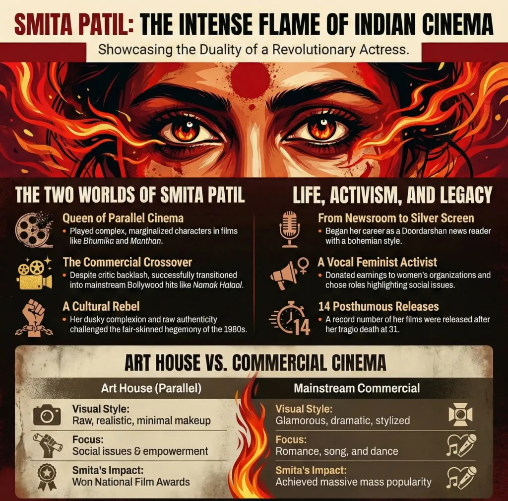 Smita Patil Life Story: An Intense Legacy