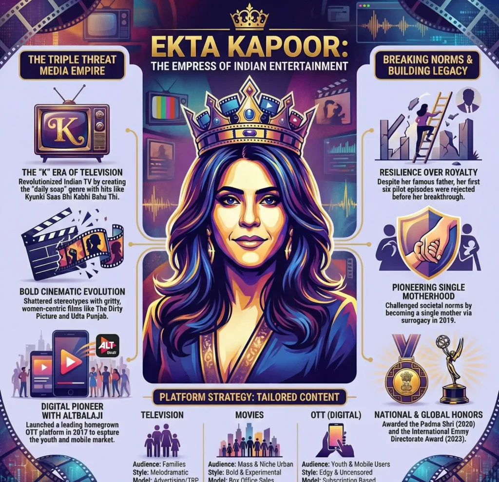 Ekta Kapoor Biography: The Queen of Indian Television