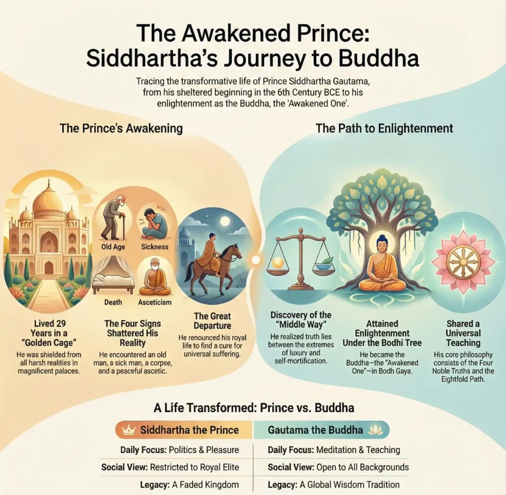 Gautam Buddha Life Story: From Prince to Enlightenment