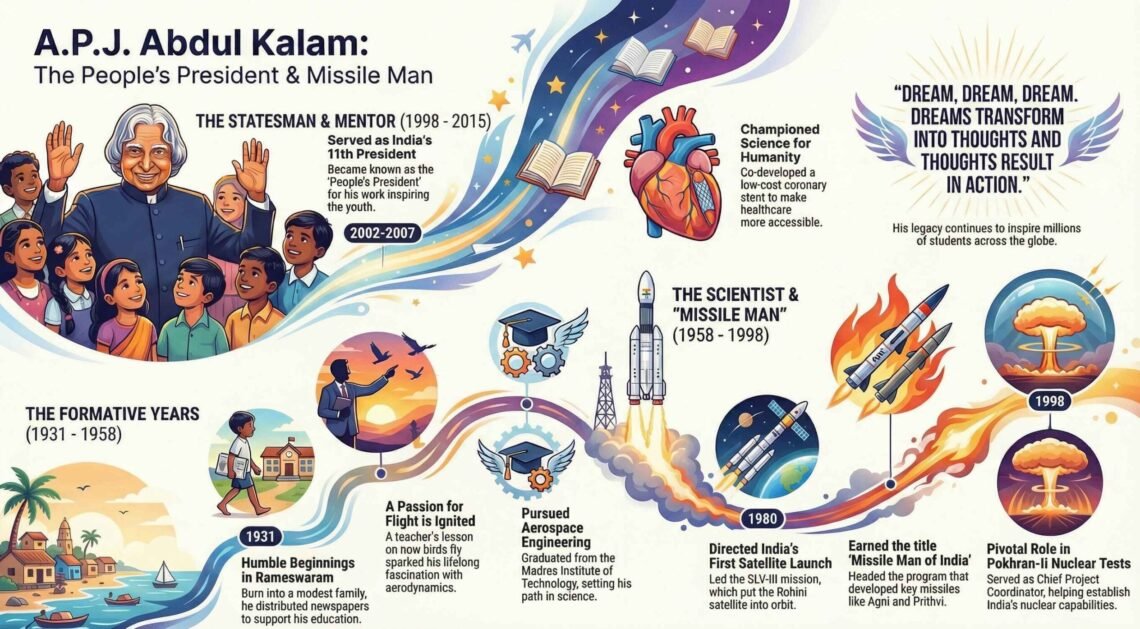 Dr. A.P.J. Abdul Kalam : Missile Man of India