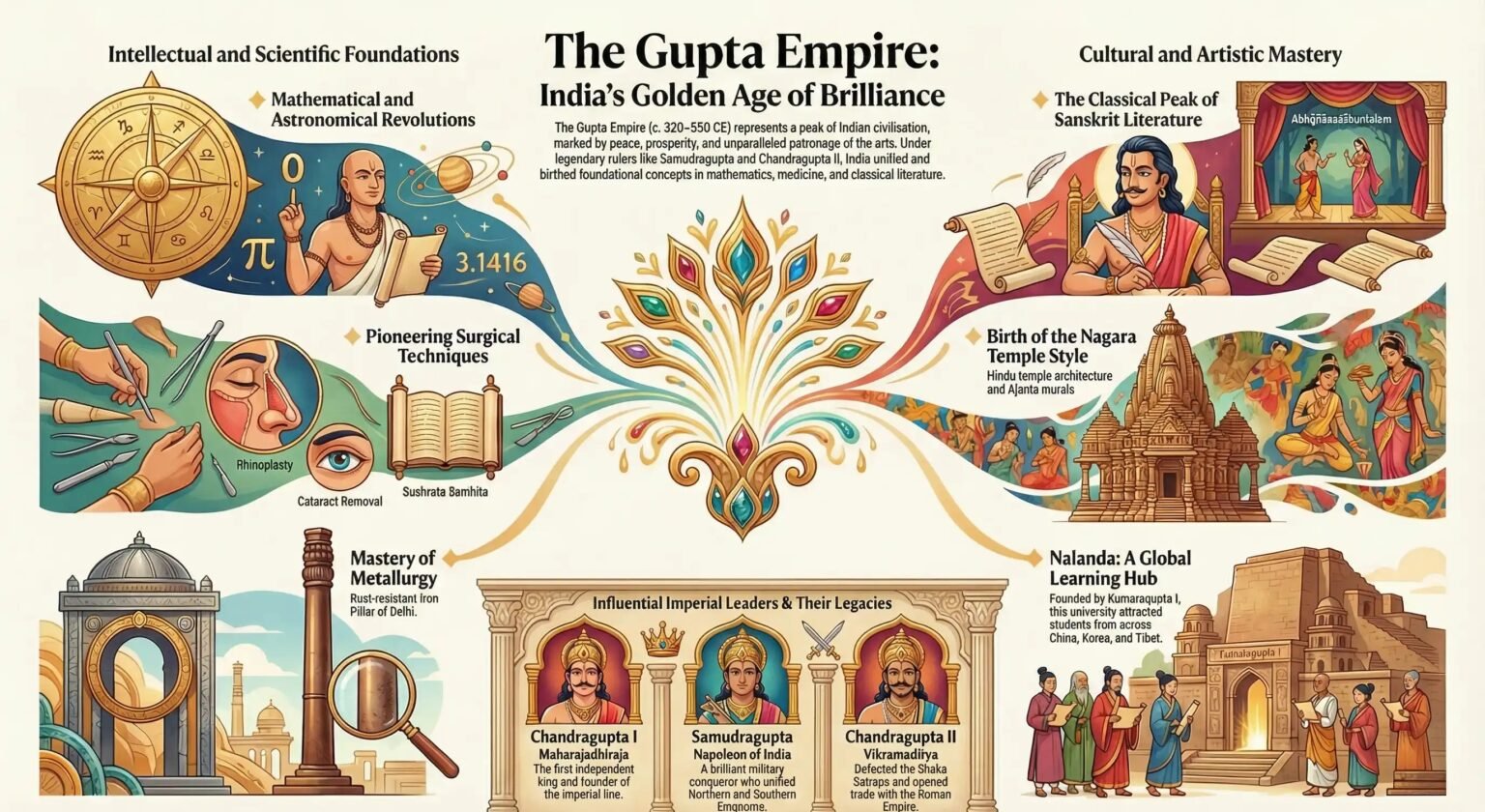 Gupta Empire 320-550 CE: The Golden Age of Science and Art
